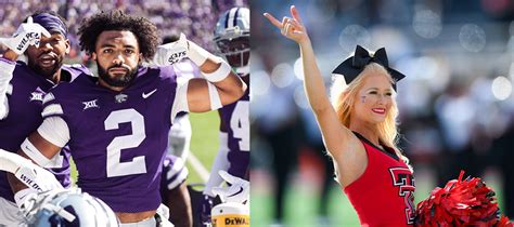 Savage Kansas State Db Shoots His Shot At Ttu Cheerleader Mid Game