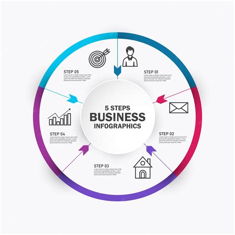 Premium Vector Flat Circular Diagram Infographic