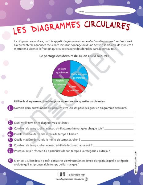 Géniepublication Catalogue Les Diagrammes Circulaires