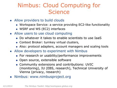 Ppt Infrastructure As A Service Cloud Computing For Science Powerpoint Presentation Id570780
