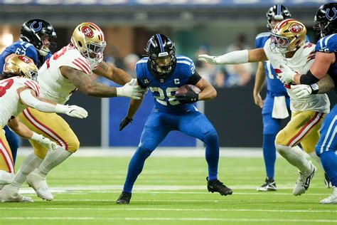 Colts Rb Jonathan Taylor Stats Numbers Tonight In Week 16 Vs San