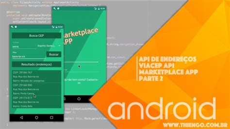 api de endereços para pré cadastro em apps android parte 2