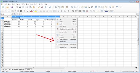 Guide Libreoffice Calc Part 3 Adding Visual Appeal Freezenet Ca