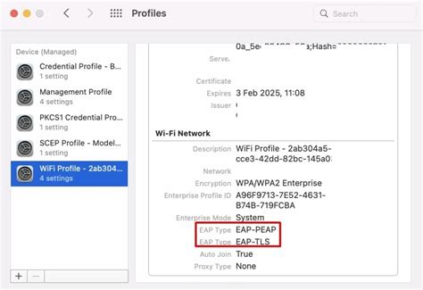Intune Macos Wi Fi Profile Peap Auth Microsoft Qanda