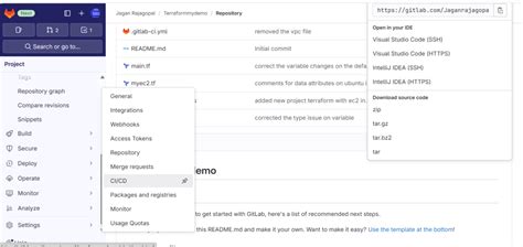 Integrating Gitlab With Terraform And Aws Cloud