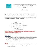 Decode Convolutional Code Using Viterbi Algorithm Course Hero