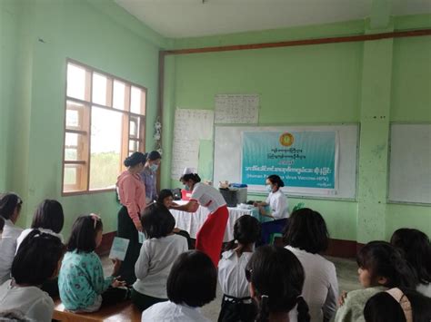 လဲချားမြို့နယ် အ ထ က ခွဲ နောင်မိန်း ကျောင်းတွင် သားအိမ်ခေါင်းကင်ဆာရောဂ