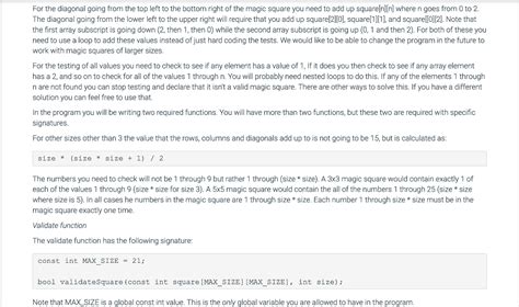solved c requirements the program must make use of a two