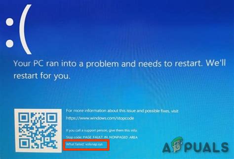 Resolve Volsnapsys Blue Screen Error Bsod On Windows 10