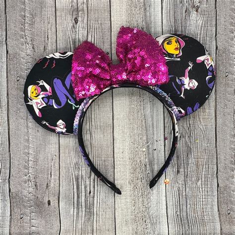 Spider Gwen Mouse Ears Gwen Ghost Spiderman Minnie Marvel Etsy