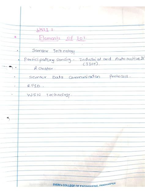 Iot Chap 3 Elements Of Iot Pdf