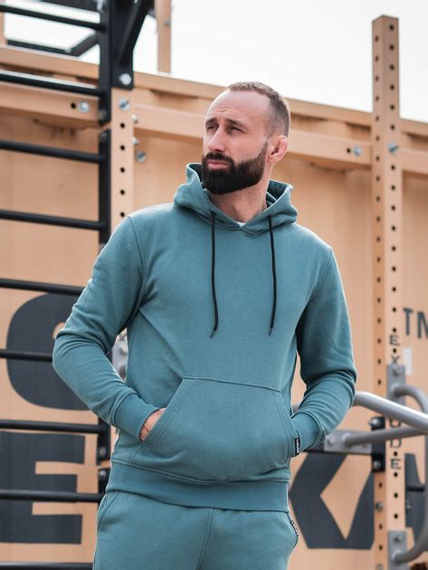 Худі оверсайз Custom Wear без начосу аквамарин Xl Брендовий одяг Rozetka