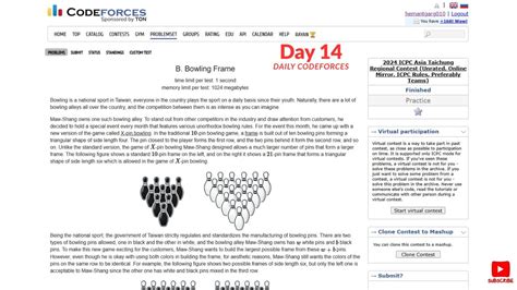 Day 14 Solving 2 Interesting Codeforces Questions With Explanation 🚀 Youtube