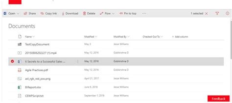 Pin Files To Top In Sharepoint Online Document Library