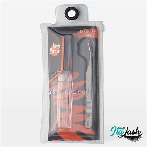 Pinça Para Cílios Staleks Pro Te 40 11 Isolamento Italash Produtos