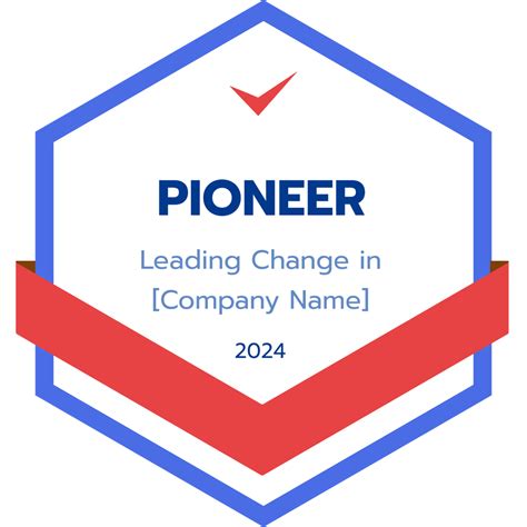 Simple And Geometric Red Course Completion Badge Template