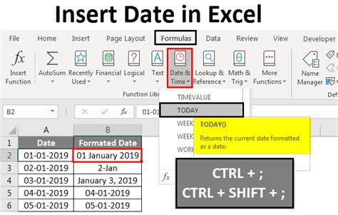 Mastering Excel How To Insert And Format Date And Time Like A Pro
