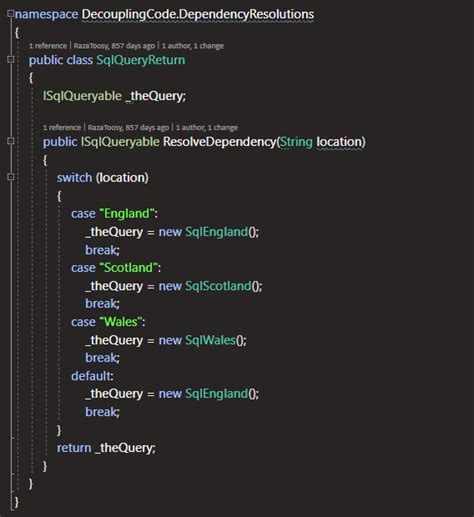 Decoupling Code — Razas Site