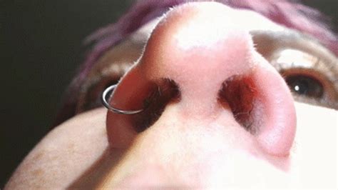 The Wonderful Trip To The Dephts Of My Nose Angies Full Extreme Close Up Nose Exploration All