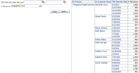 Obiee In Il Obiee Creating Reusable Target Lists