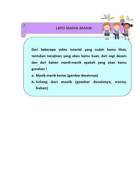 Lkpd Manik Manik Pdf