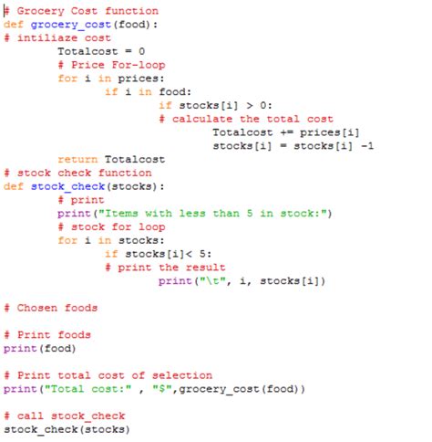 Solved Using Your In Class Assignment On Line Grocery Chegg