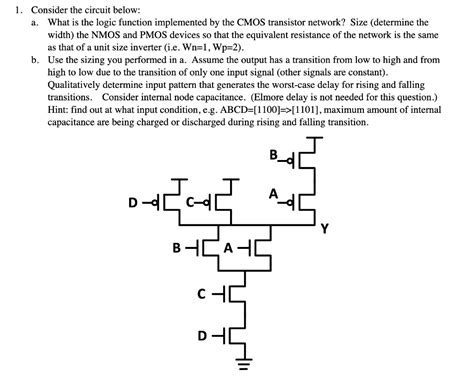 Solved Please Help With This Question Consider The Circuit Below What Is The Logic Function