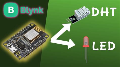 การใช้งาน Blynk ควบคุม วัดอุณหภูมิความชื้น และ Led Youtube