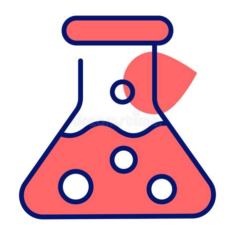 Flask Icon Design Laboratory Research Concept Vector Stock Vector Illustration Of Research