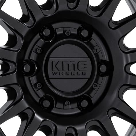 Kmc® Km552 Ims Wheels Matte Black With Gloss Black Lip Rims