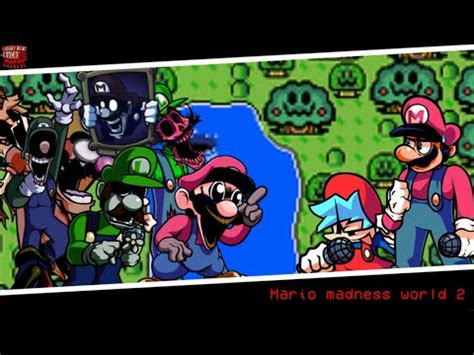 Fnf Vs Mario Madness V2 World 2 Gameplay Part 3 Youtube
