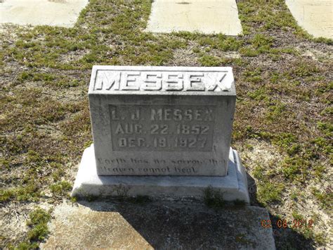 Lee Andrew “leander” Messex 1852 1927 Find A Grave Memorial