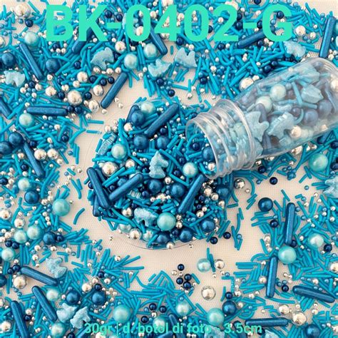 Jual Trimit Springkel Sprinkles 30gr Mutiara Rainbow Merah Hijau Gr