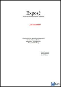 Exposé Beispiele Beispiele für dein perfektes Exposé