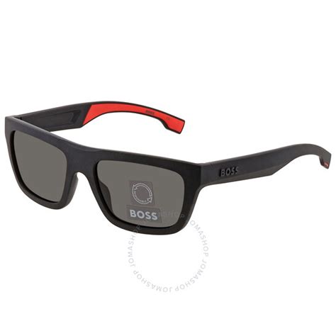 Hugo Boss Polarized Grey Browline Mens Sunglasses Boss 1450s 0003m9 57 716736745008