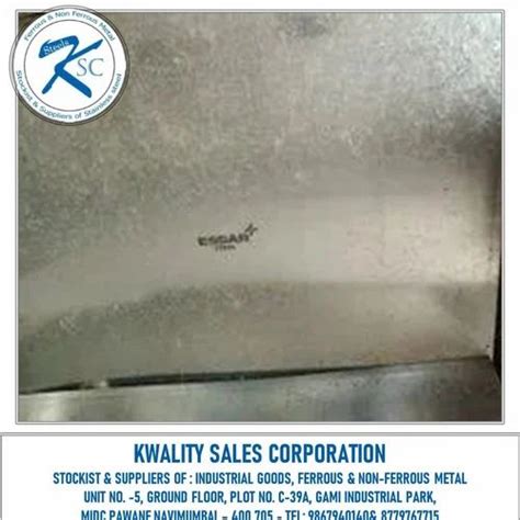 Hot Rolled Galvanized Skin Pass Sheet Thickness 1 Mm At ₹ 72kg In