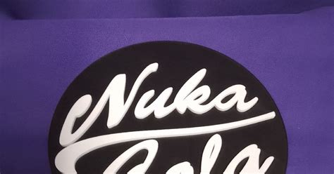 Nuka Cola Logo By Lobopretodes Download Free Stl Model