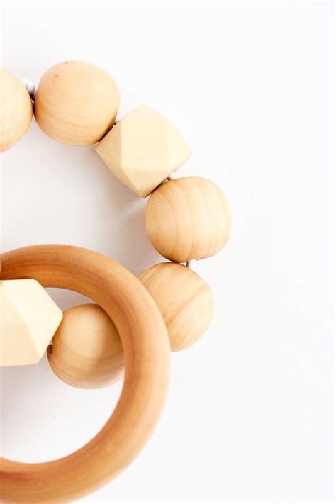 Wood Bead Teether Diy