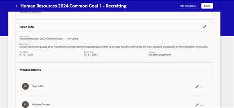 The Measurements Are Not Auto Populating In Redwood For Performance