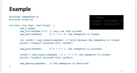 Solved Exampleexercise Shared Memory And Semaphores 1 Run