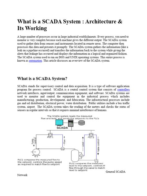What Is A Scada System Download Free Pdf Scada Programmable Logic