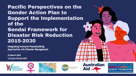 Csw68 Pacific Perspectives On The Gender Action Plan To Support Implementation Of The Sendai