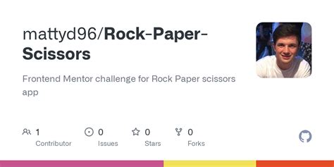 Github Mattyd96rock Paper Scissors Frontend Mentor Challenge For Rock Paper Scissors App
