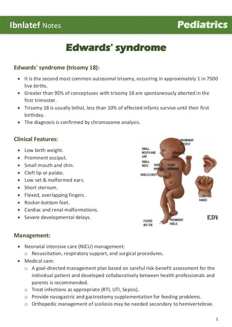 Edwards Syndrome