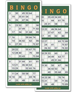 Free Printable And Virtual Number Bingo Card Generator