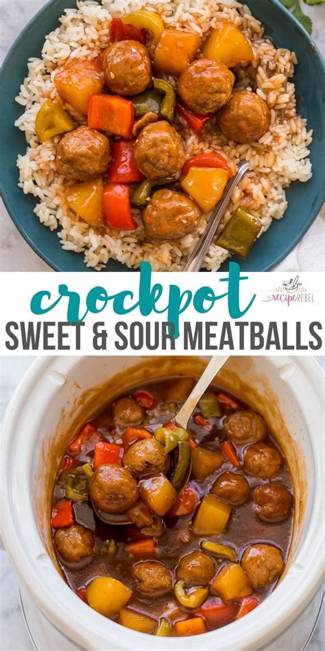 Crockpot Sweet Sour Meatballs Artofit