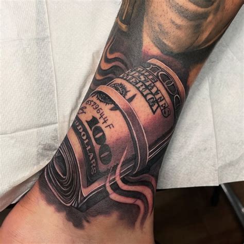 Money Tattoo Ideas For Men And Women Sleeve Designs Dollar Roll