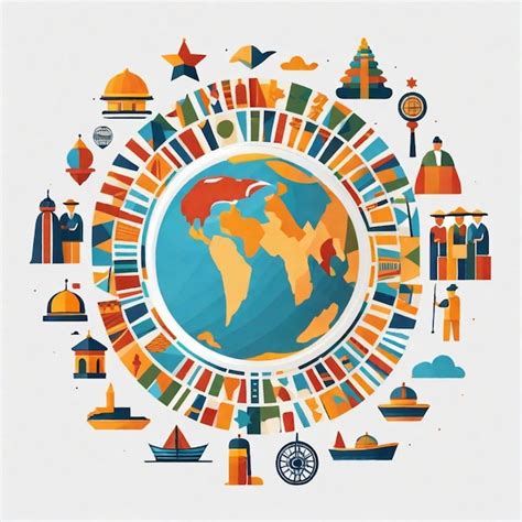 Exploring Cultural Diversity Around The World Premium Ai Generated Image