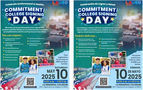 Lausd College Signing Day University Pathways Medical Magnet Academy