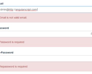 Angular Form Validation Components And Directives Angular Script